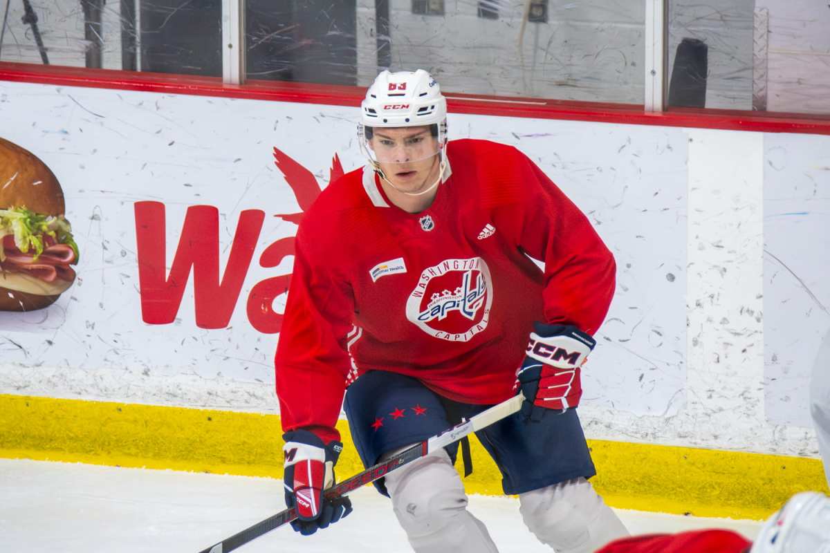 Ivan Miroshnichenko slides into Spencer Carbery’s lines after Capitals ...