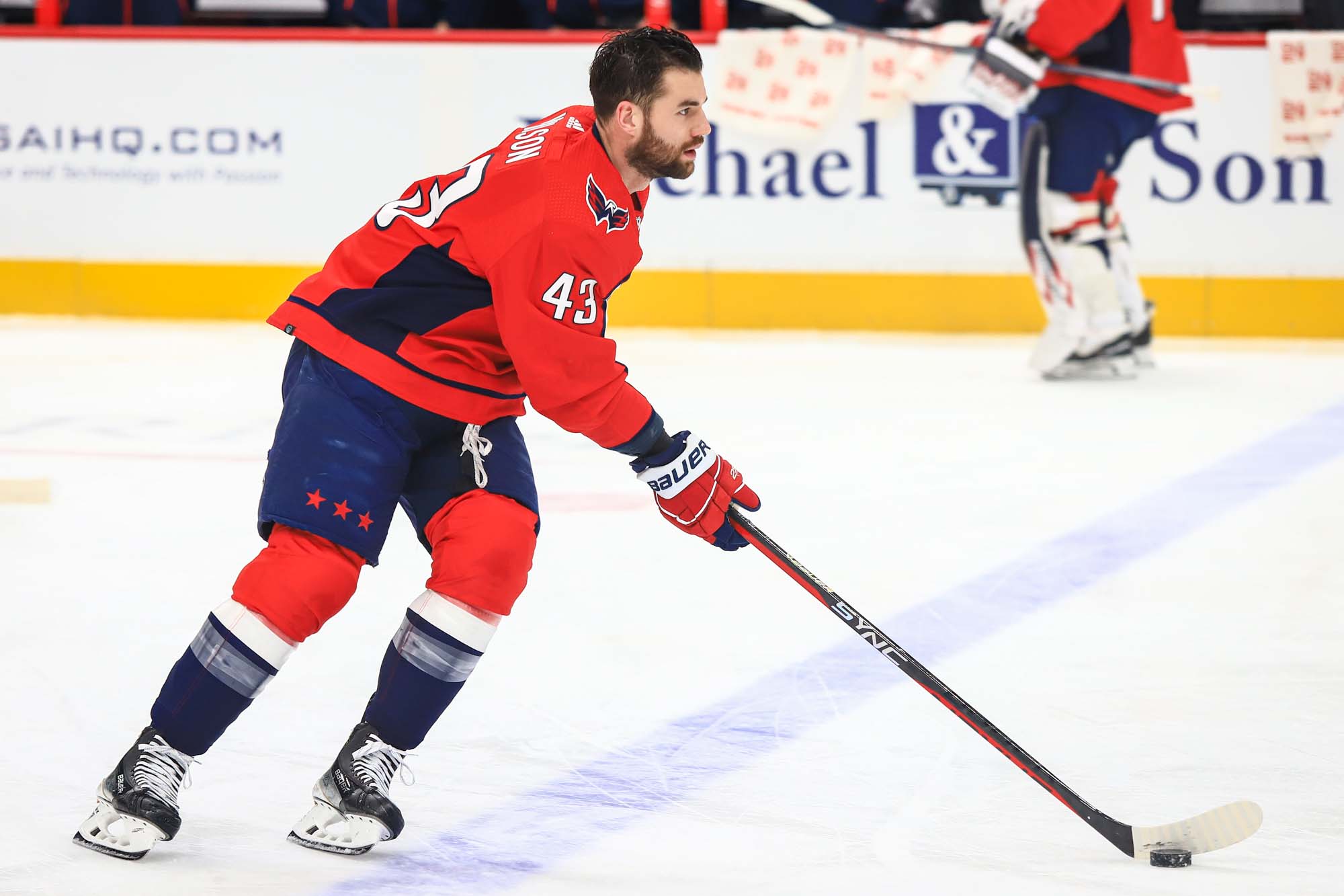Tom Wilson Pranks Brooks Laich and Julianne Hough During Winter Classic ...