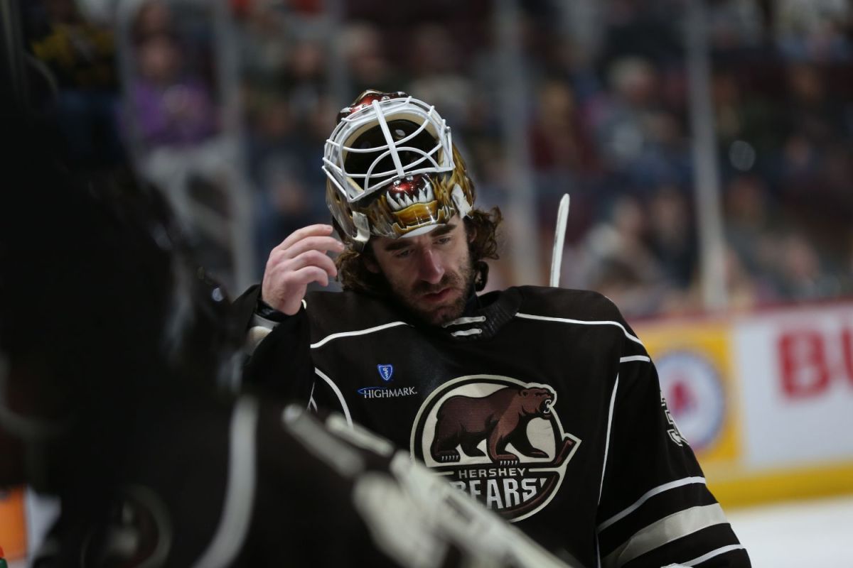 Hunter Shepard registers third shutout of season as Hershey Bears down ...