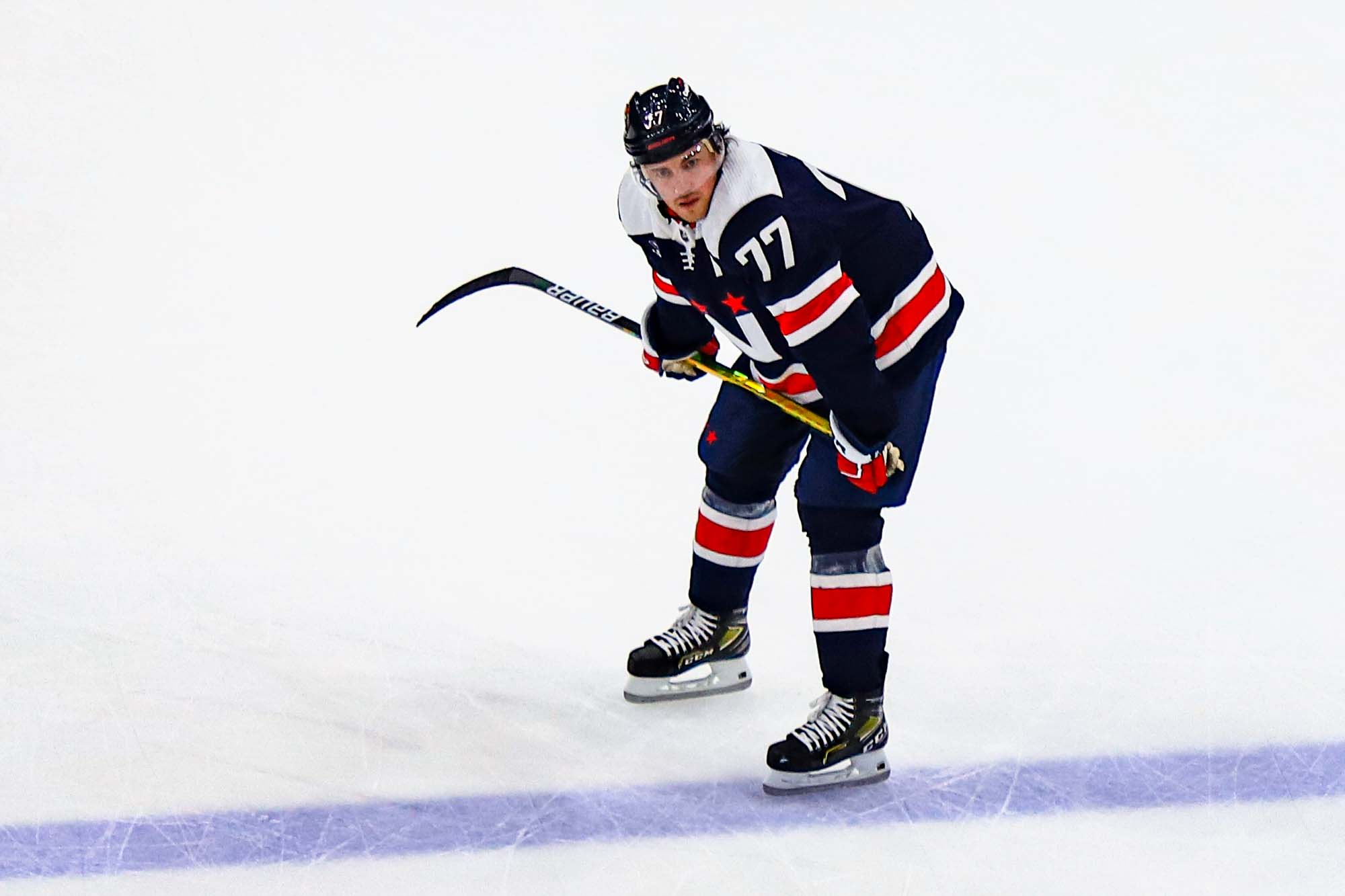 Leni Oshie promises dad, TJ, a donut if he scores a goal tonight