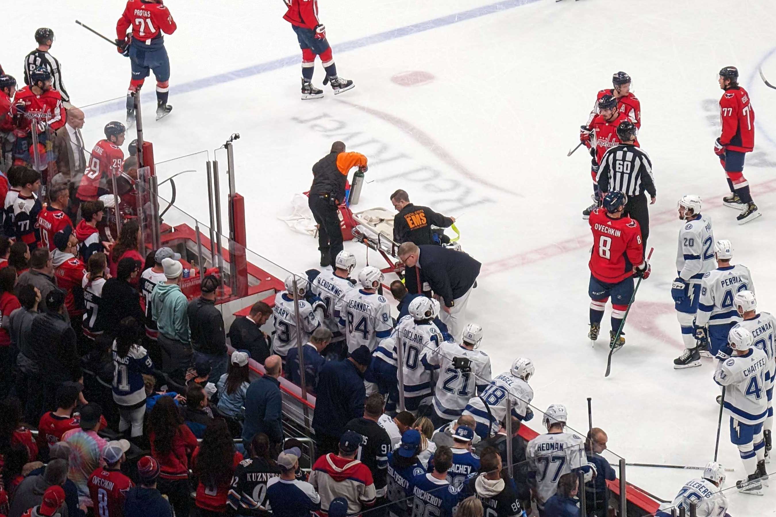 Nick Jensen didn’t go to hospital, walked out of arena with family ...